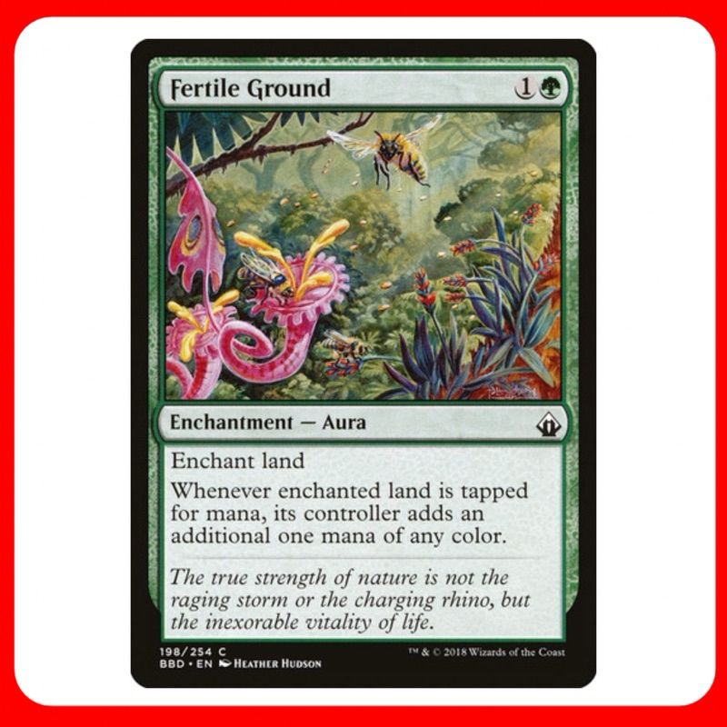 [MTG] Fertile Ground [BBD] [GREEN] [COMMON] [NORMAL] [ENG] (การ์ดเมจิค ...