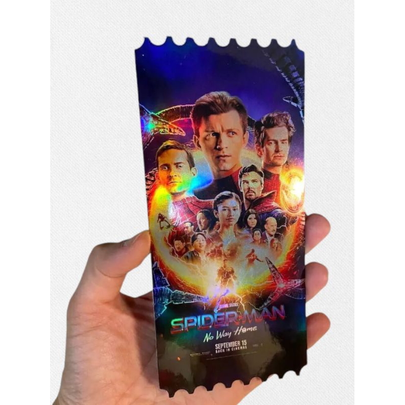 ตั๋ววิบวับ ตั๋วสะสม Spider Man No Way Home สไปเดอร์แมน โนเวย์โฮม แท้จาก ...