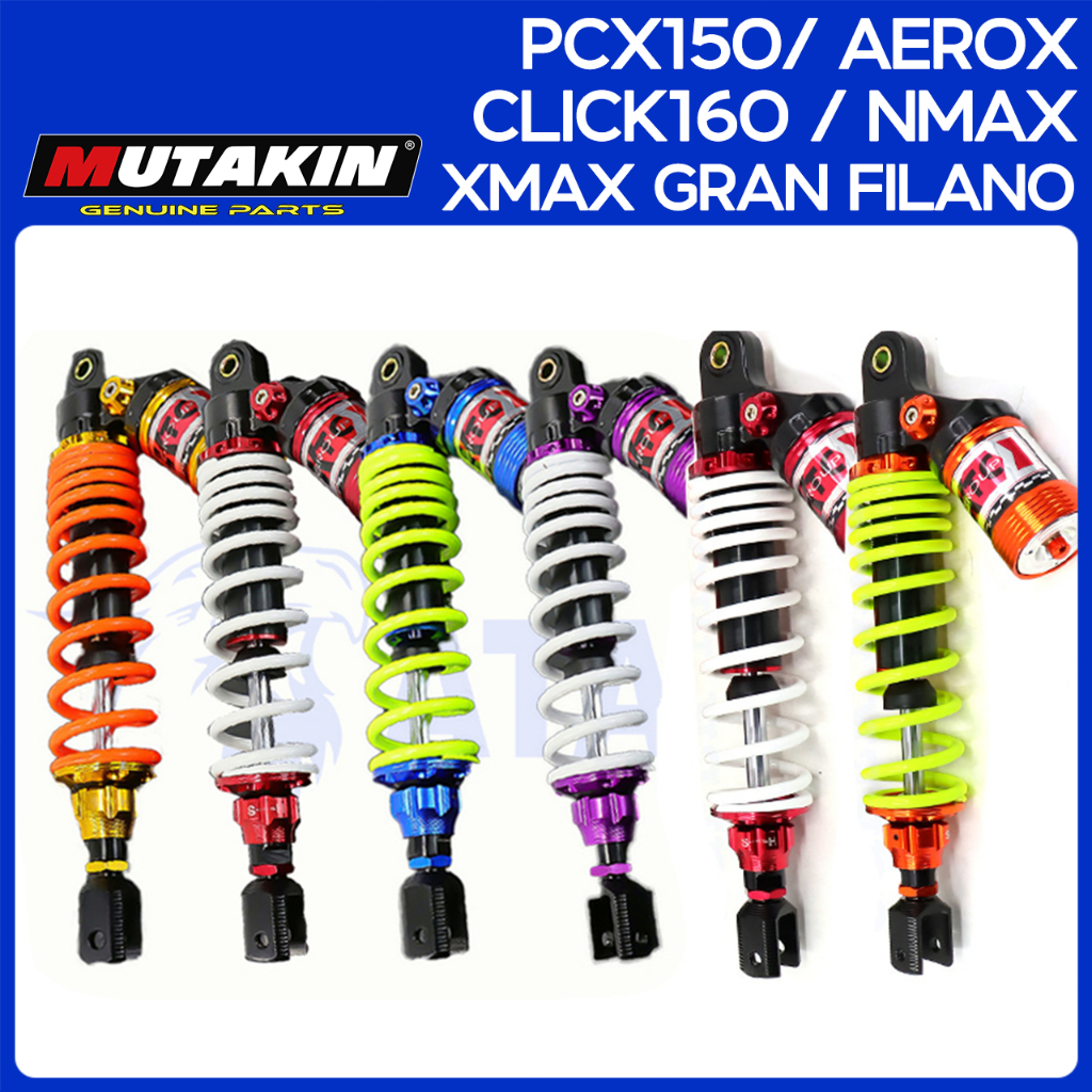 MUTAKIN โช๊คหลัง (1 ชิ้น) 340MM ยูนิเวอร์แซล สำหรับ PCX150 AEROX155 ...
