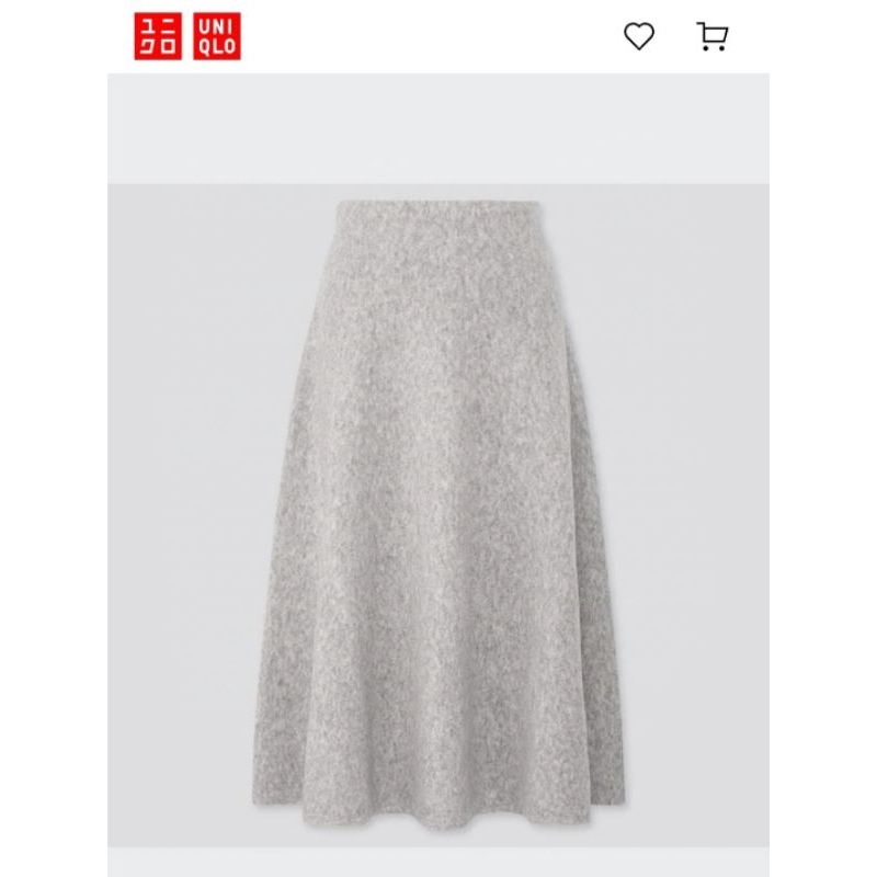 ZE15 กระโปรงบานเส้นด้ายถักซูเฟล่ UNIQLO | Shopee Thailand