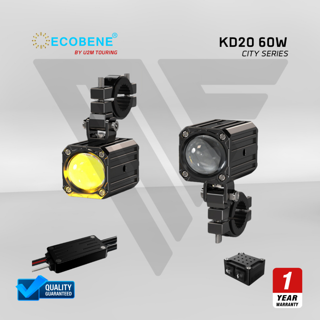 ไฟสปอร์ตไลท์ สวิตซ์ไร้สาย ECOBENE KD168 KD20 60W WIRELESS LED FULL SET ...