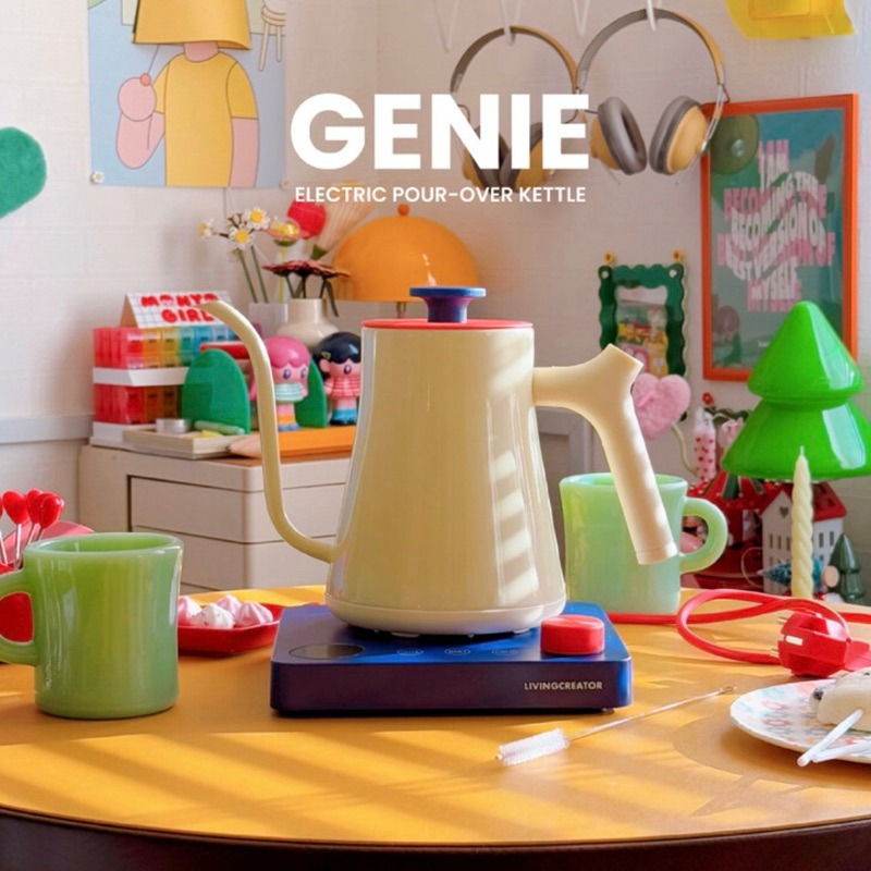 ️vivid พร้อมส่ง ️ [Living Creator] Genie Electrical Pot: กาน้ำไฟฟ้าสุด ...