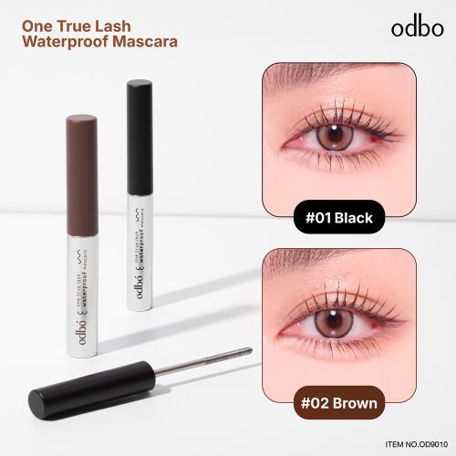 สินค้าพร้อมส่ง OD9010 odbo One True Lash Waterproof Mascara มาสคาร่าหัวเหล็ก นวัตกรรมใหม่ ...