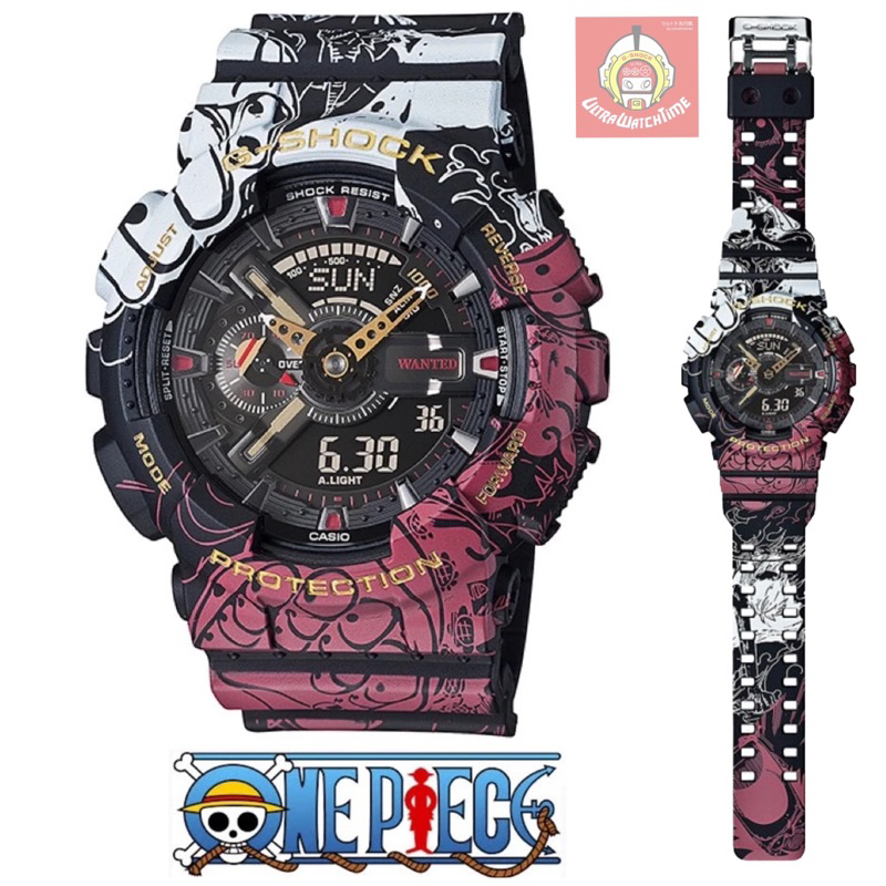 G-SHOCK x ONE PIECE Collaboration Limited GA-110JOP Japanese Manga One ...