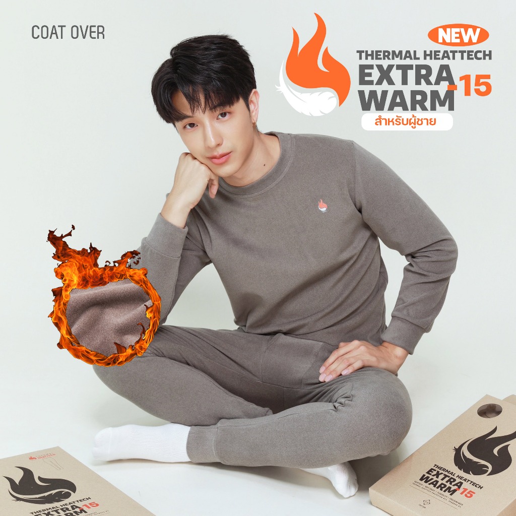 CO0697 THERMAL HEATTECH EXTRA WARM -15 MEN | Shopee Thailand