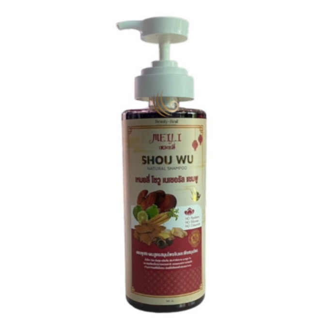 MEILI SHOU WU เหมยลี่ โชวู เนเชอรัล แชมพู 500ml. | Shopee Thailand
