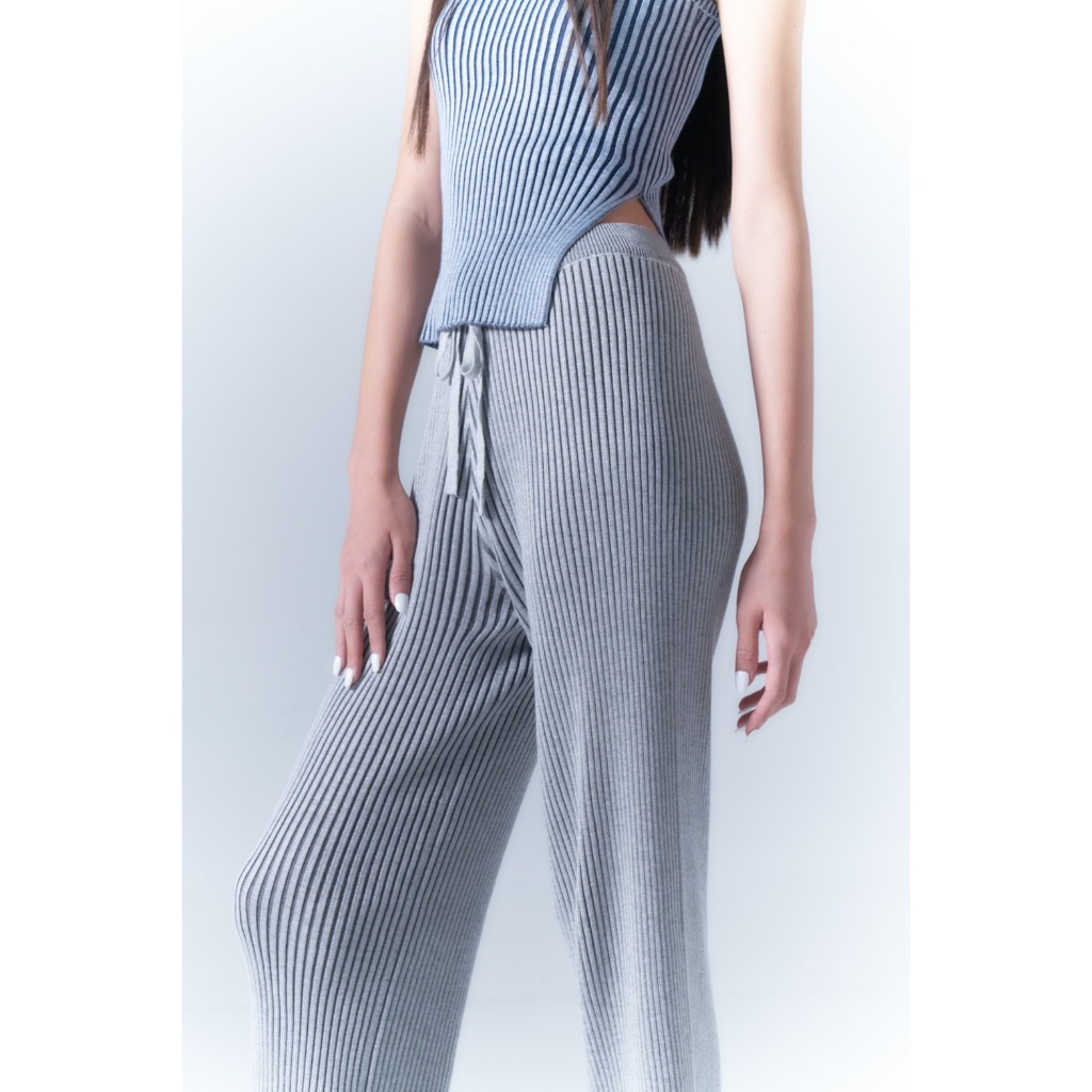 EVERYDAY APPARELS knit long pants กางเกงขายางนิตติ้ง | Shopee Thailand