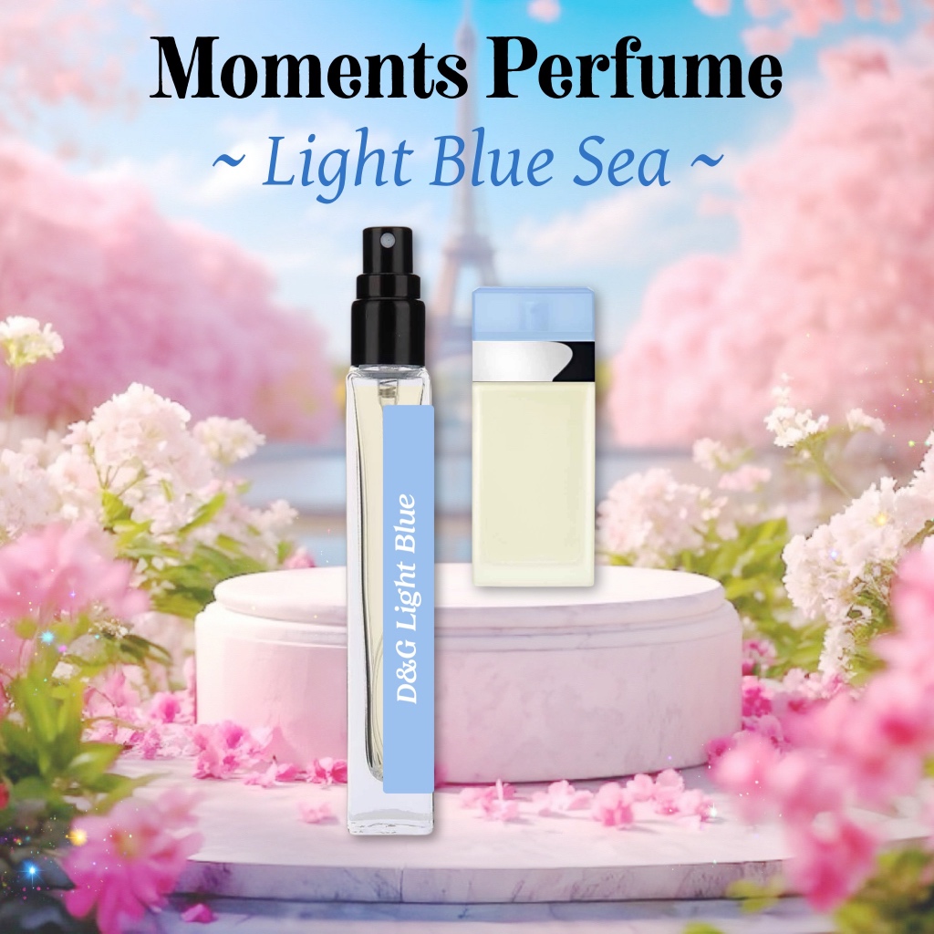 Moments Perfume น้ำหอม กลิ่น Light Blue Sea ขนาด 10 ml. | Shopee Thailand