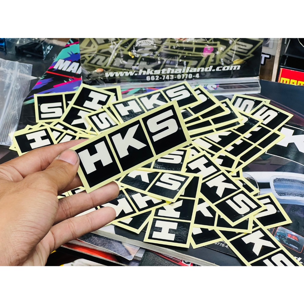 sticker HKS แท้ hks sticker สติ๊กเกอร์ งานดีมาก | Shopee Thailand