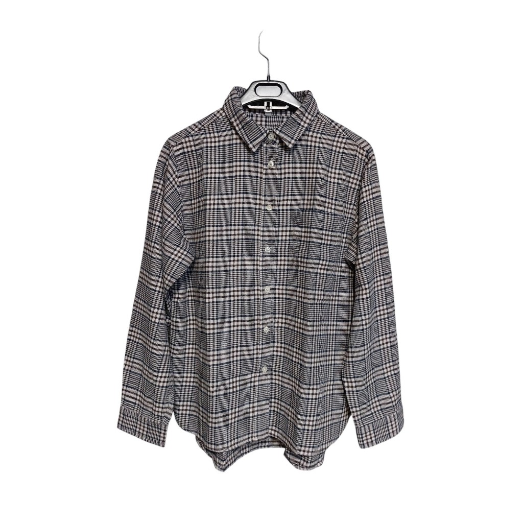 เสื้อเชิ๊ตแขนยาวลายสก็อต แบรนด์ Topvalu XL (ใส่ได้ทั้งชายหญิง) | Shopee Thailand