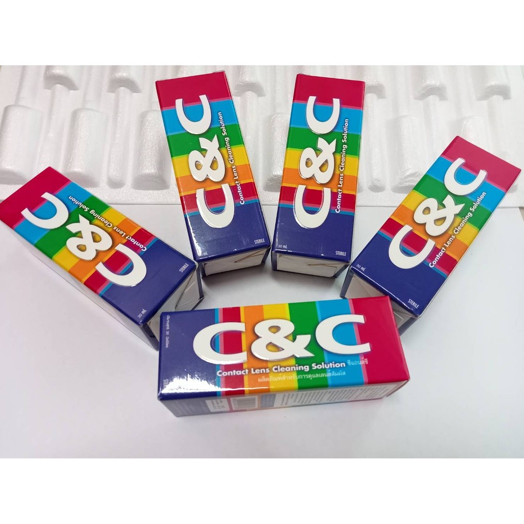น้ำยาล้างคอนแทคเลนส์ CC 60 ml Contact Lens Cleaning Solution | Shopee Thailand