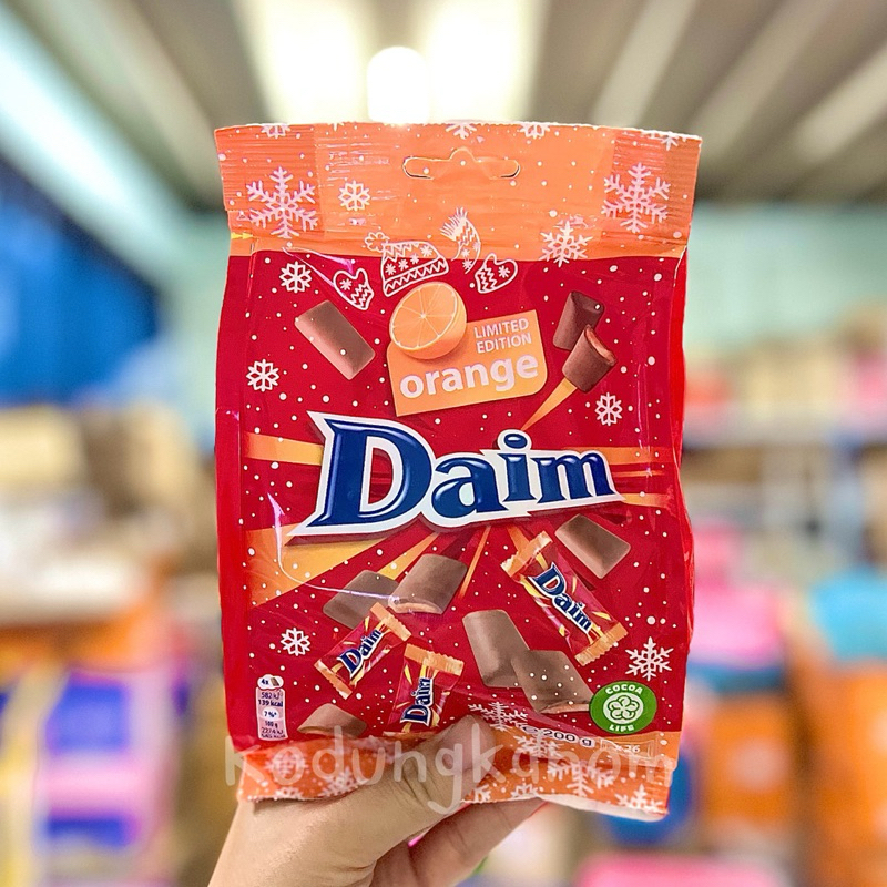 Daim Orange caramel ช็อคโกแลตสอดไส้ส้มและคาราเมล (LIMITED) | Shopee ...