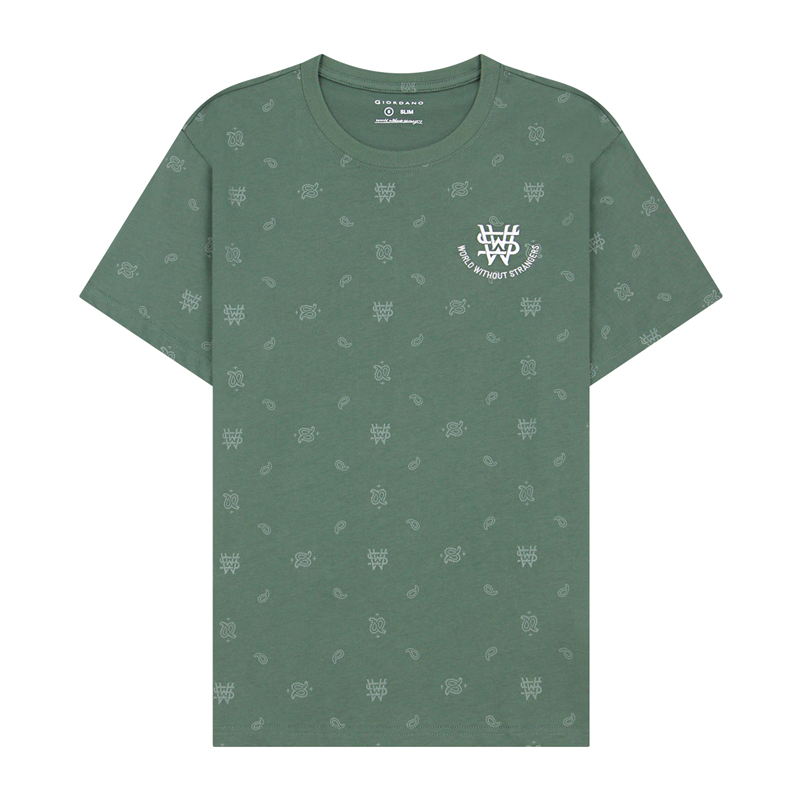 GIORDANO เสื้อยืดผู้ชาย แขนสั้น Men's Cotton Tee 01094310 | Shopee Thailand