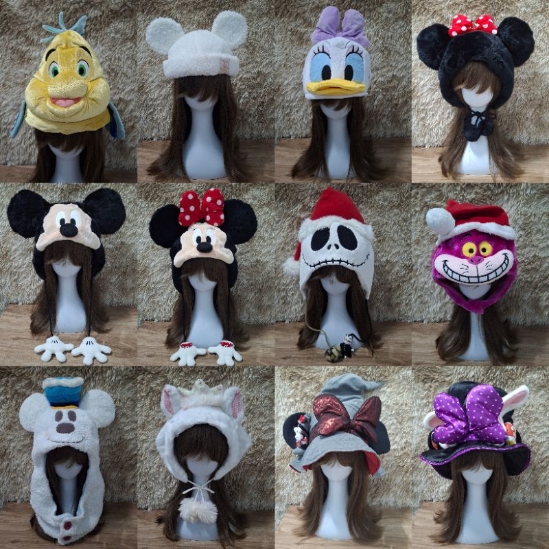 หมวกคาแร็คเตอร์ TDR character hat Tokyo disney resort, USJ Japan ...