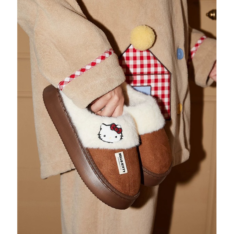 (Pre-Order🇨🇳) Gukoo x Hello Kitty slippers รองเท้าสลิปเปอร์ | Shopee Thailand