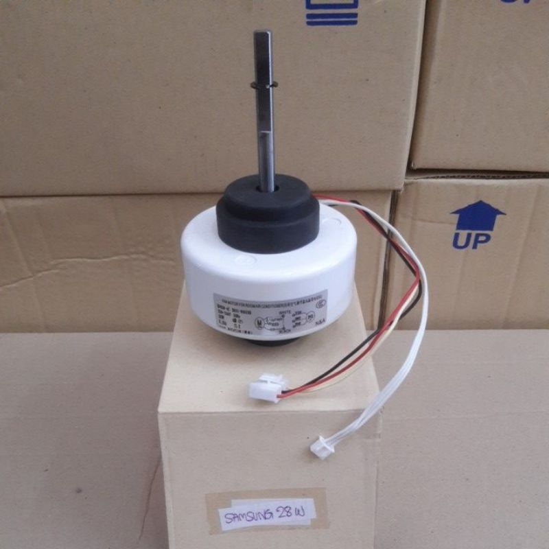 มอเตอร์คอยเย็นแอร์ SAMSUNG 28W ไฟAC ซัมซุงแกนยาว | Shopee Thailand