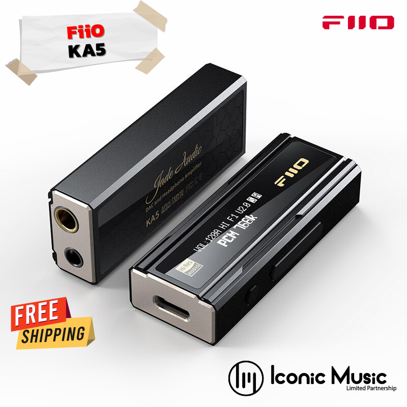 FiiO KA5 DAC/AMP พกพา พร้อมจอแสดงผล OLED ของแท้ ประกันศูนย์ไทย 1 ปี | Shopee Thailand