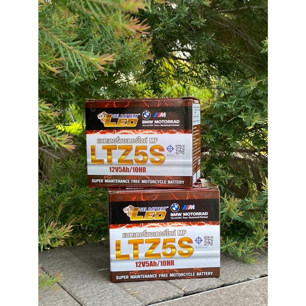 แบตเตอรี่ LEO รุ่น LTZ5S (12V 5AH) แบตเตอรี่คุณภาพสำหรับรถจักรยานยนต์ ...