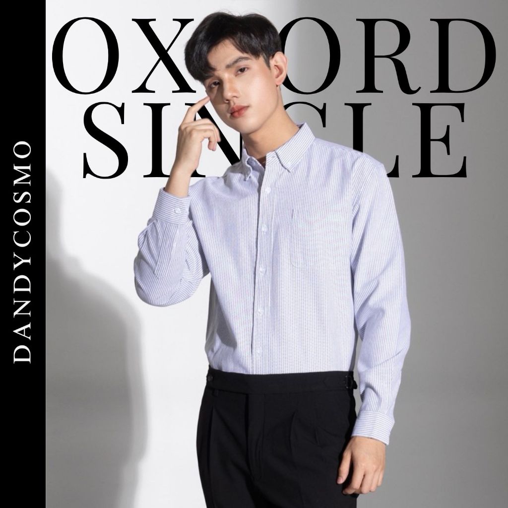 DANDY COSMO |[2สี]เสื้อเชิร์ต Oxford รุ่น Single Pocket Limited Edition ...