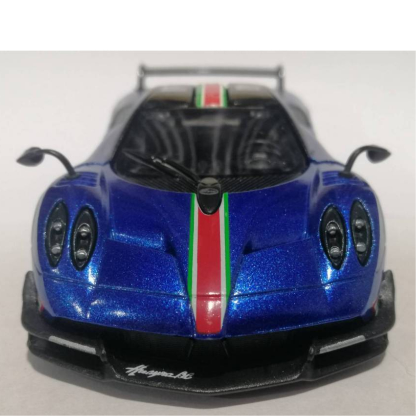 โมเดลรถ Kinsmart Pagani Huayra BC Blue Scale 1:38 KT5400 with Stripes ...
