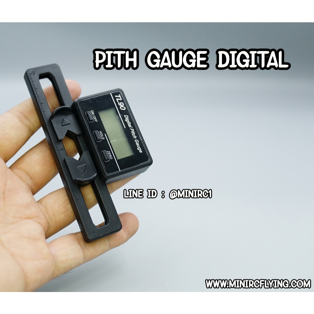 Pith Gauge Digital พิทเกจ ดิจิตอล (สำหรับ เฮลิคอปเตอร์ขนาด 200-800 ...