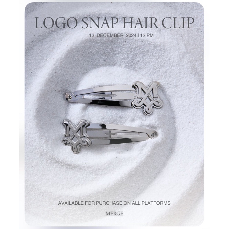 Merge - Logo Snap Hair Clips (พร้อมส่ง) | Shopee Thailand
