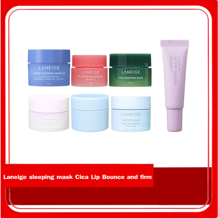 ฉลากไทย Laneige sleeping mask water 15ml / berry lip 3ml / bouncy&firm / Cleansing oil gel ...