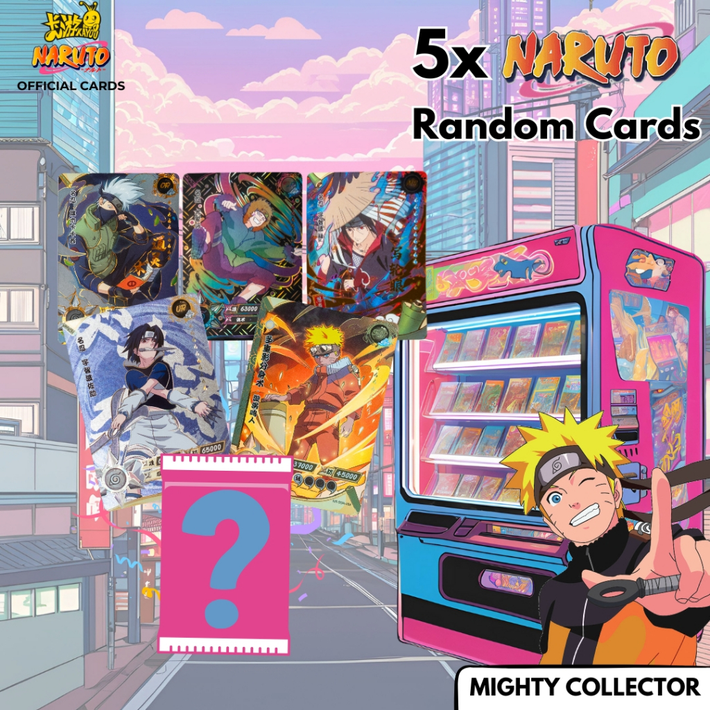Naruto Kayou Cards Random Pack - 5 Cards + Bonus - Gacha - Official ...