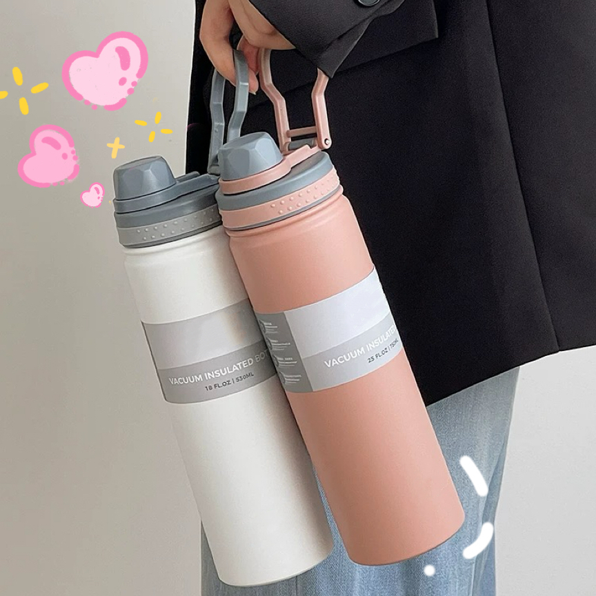 แก้วน้ำสแตนเลส ขนาดพกพาง่าย เก็บอุณหภูมิ ได้ยาวนาน สแตนเลส304 700ml แก้ว แก้วสแตนเลส KKHOME ...