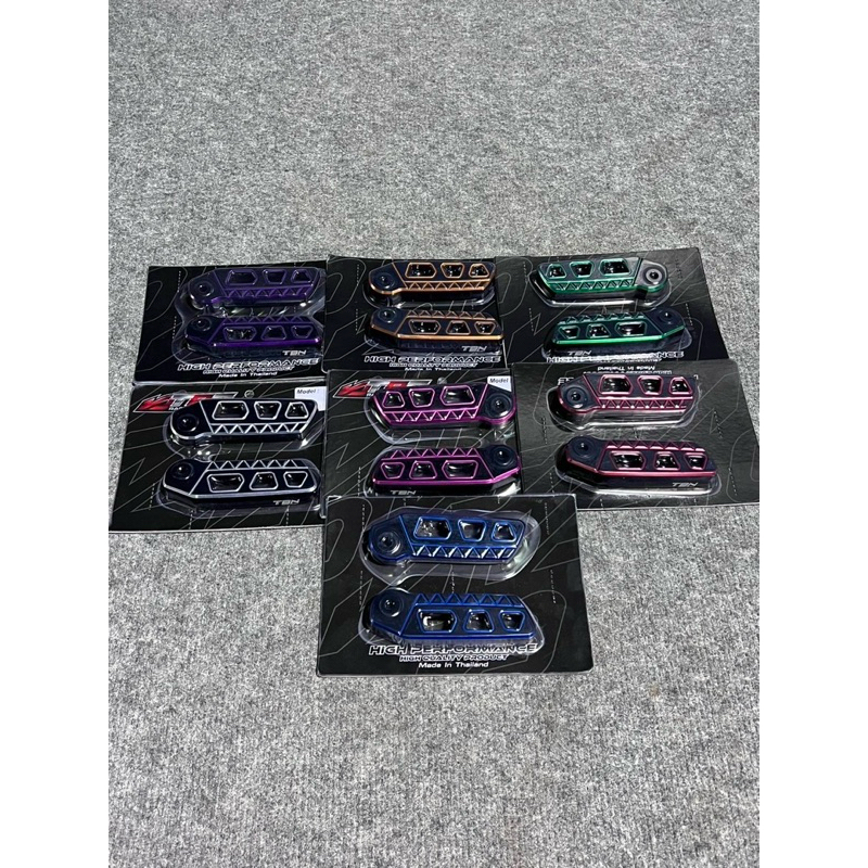 พักเท้าCNC จีออโน่ สีทูโทน TBN Racing ตรงรุ่นใส่ได้เลย มี7สีพร้อมส่ง ...
