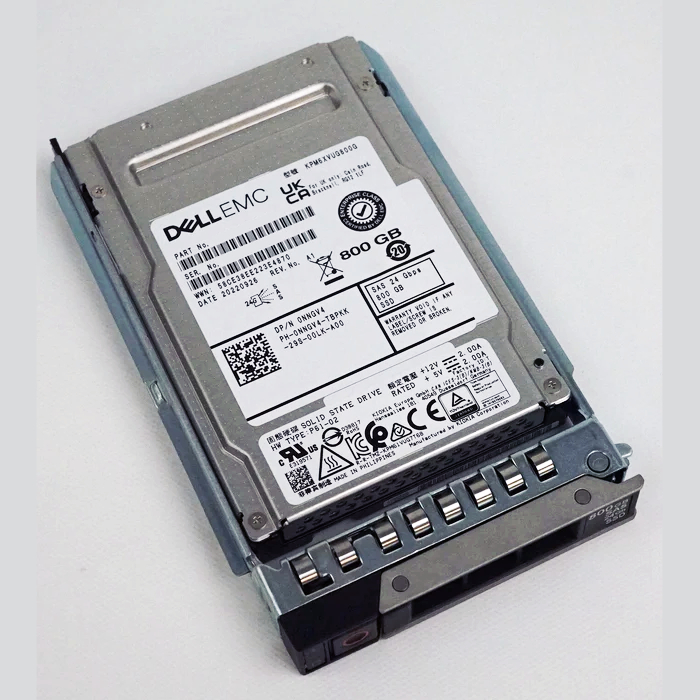 Dell 800GB 24Gb/s 2.5-inch SFF SAS ISE Mixed-Use (MU) 512e Hot-Plug ...