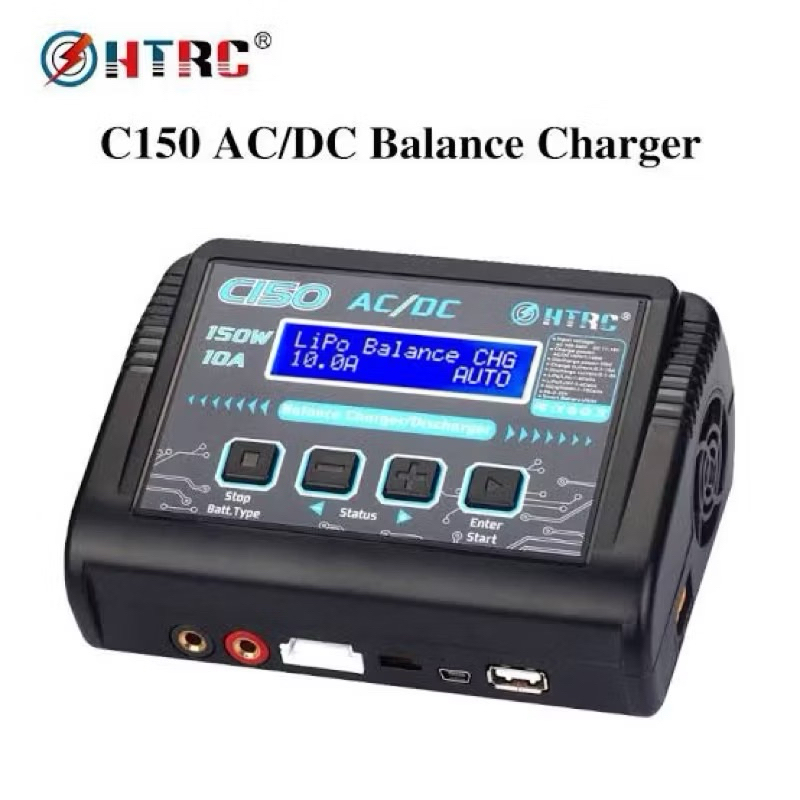 เครื่องชาร์จ HTRC C150 Battery Balance Charger/Discharger (10A / 150W ...
