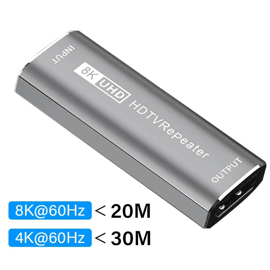 8K HDMI Repeater สัญญาณ Booster Amplifier 30M HDMI Extender HDMI ขนาด4K ...