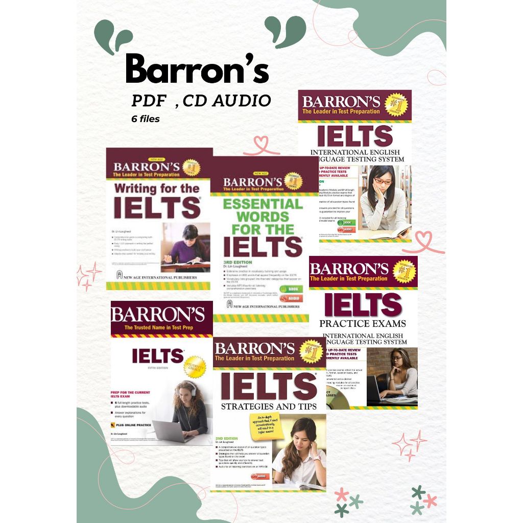รวม หนังสือ ตระกูล Barron's + CD Audio | Shopee Thailand