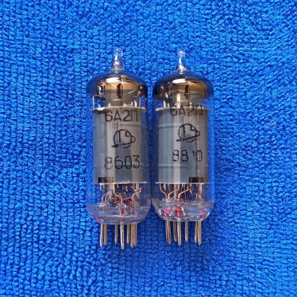 หลอดอัพเกรดปรีหลอด 6a2P เบอร์ 6А2П แทนหลอด จีน 6a2 Tube Preamp และแทน 6J1 / 6J2 / 6J5 / 6K4/ 6J3 ...