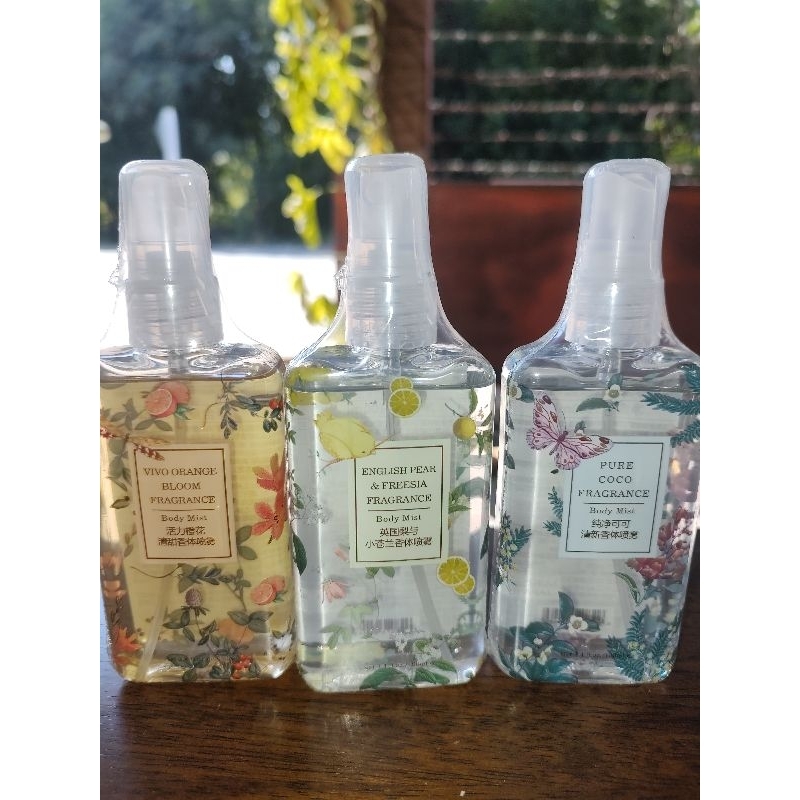 Miniso Body Mist Fragrance น้ำหอมฉีดตัว 100ml Pure Coco/English Pear ...