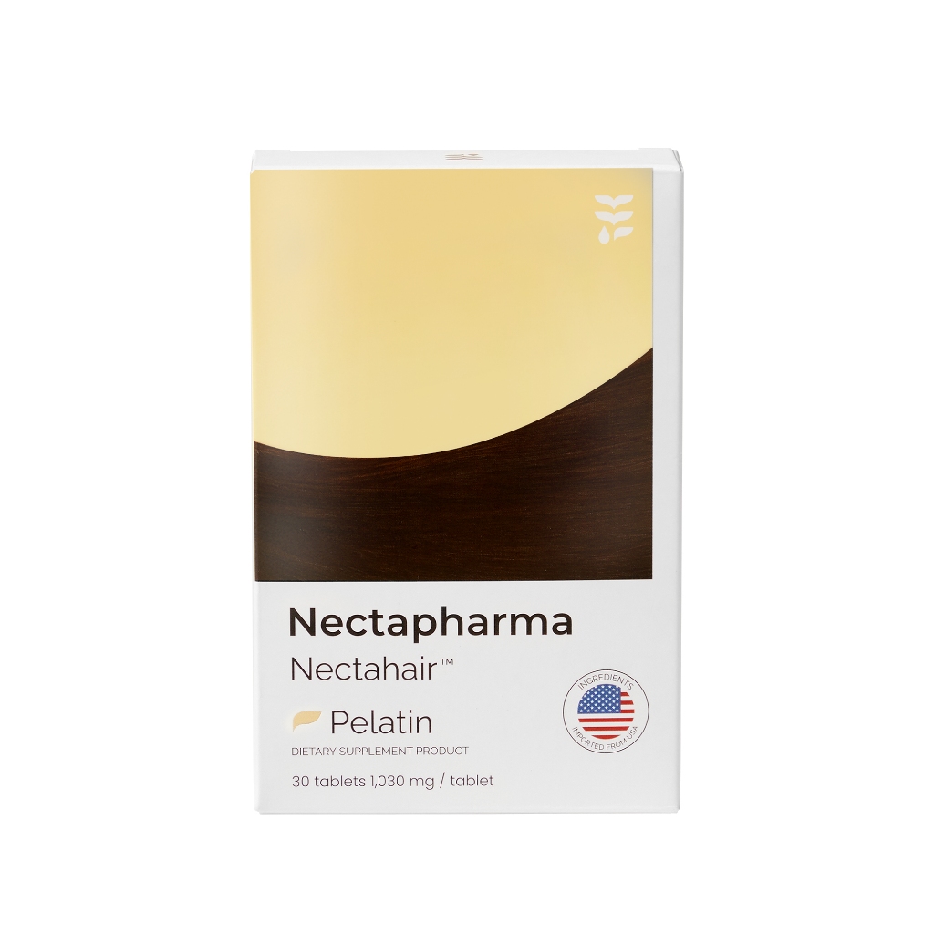 Nectahair วิตามินจบปัญหาร่วง บาง ล้าน Pelatin จาก Nectapharma วิตามินบำรุงผม อาหารเสริมผม ผมร่วง ...