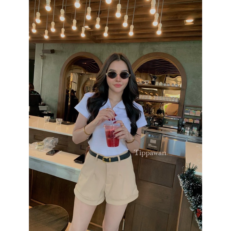 #Tippawan Basic Set อีกแล้วค้า ตัวยาวทรงเข้ารูป มากับกางเกงขาสั้น ทรงบาร์บี้ ใส่แล้วขายาวสุดๆ ...