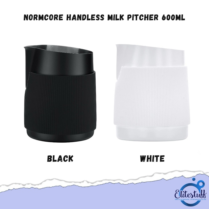 Normcore เหยือกเทลาเต้อาร์ต - Handless Milk Pitcher 600 ml / 20.3 oz ...