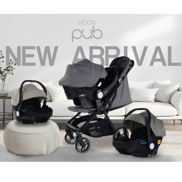 (ประกัน3ปี) CAMERA Hoov Pub ตะกร้าคาร์ซีทเด็กแรกเกิด เบาะติดรถตะกร้า ...