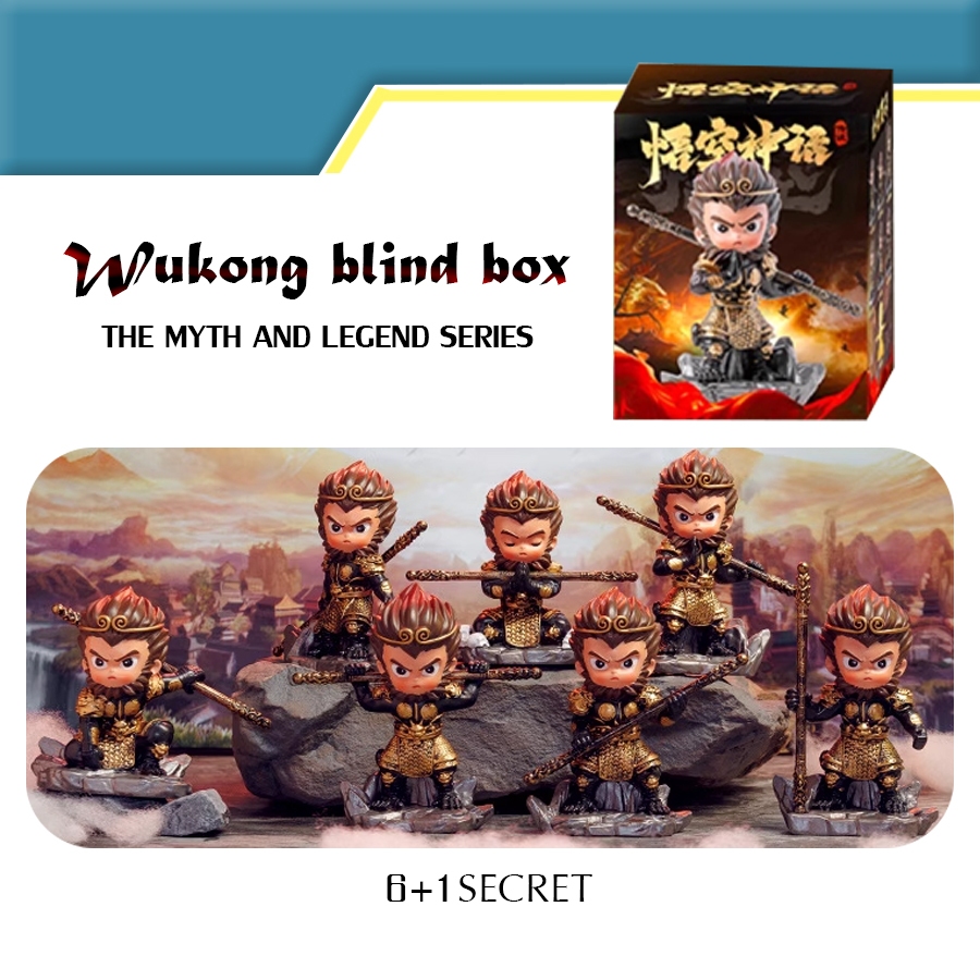 1จุ่ม พร้อมส่ง กล่องสุ่ม หงอคง ไซอิ๋ว Wukong blind box THE MYTH AND ...