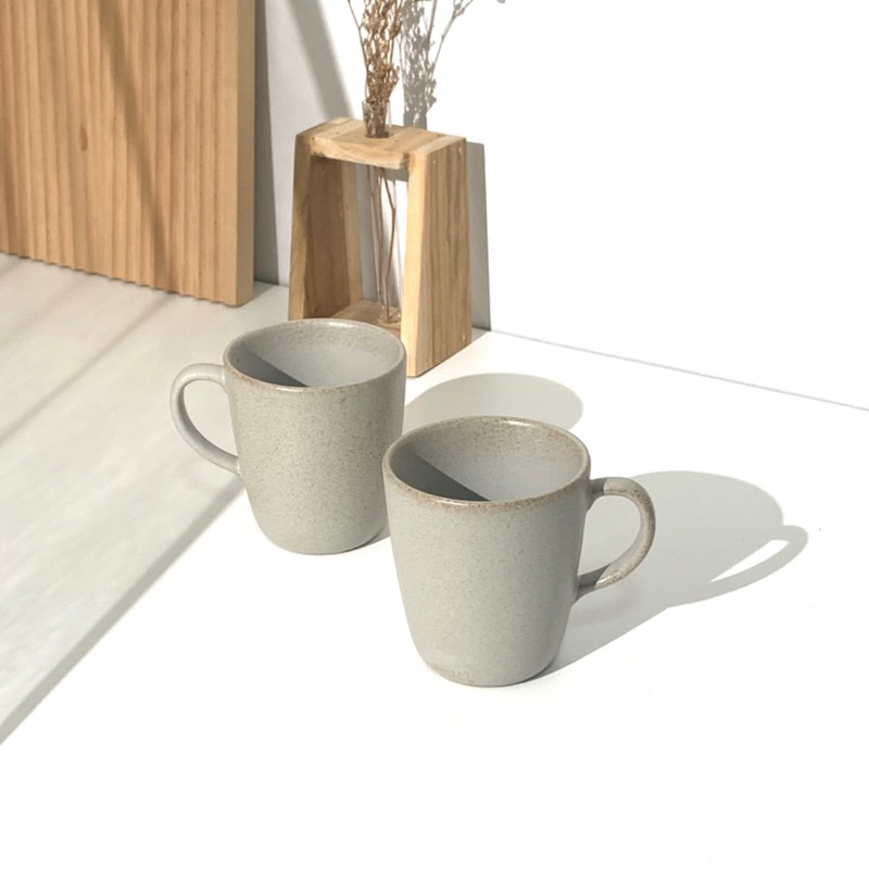 Goodsceramics 🍯 Raw Mug With Handle เเก้วสไตล์ญี่ปุ่นมีหูจับ ลายตกกระ ...