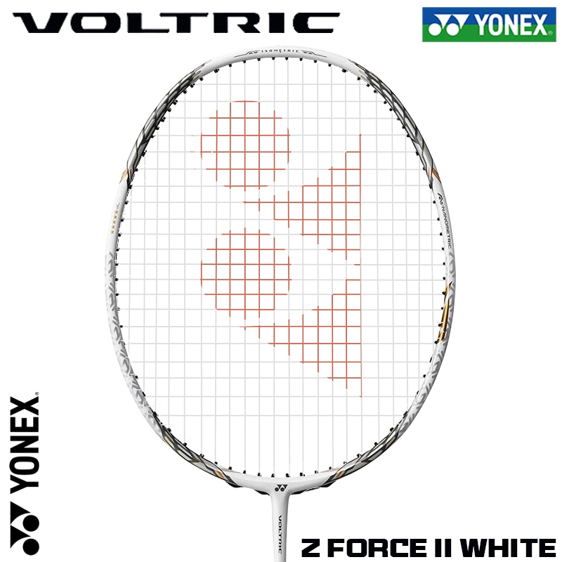 YONEX Z FORCE II WHITE ไม้แบดมินตันคาร์บอนแท่งเดียว G54U 26-30lbs ปอนด์ ...
