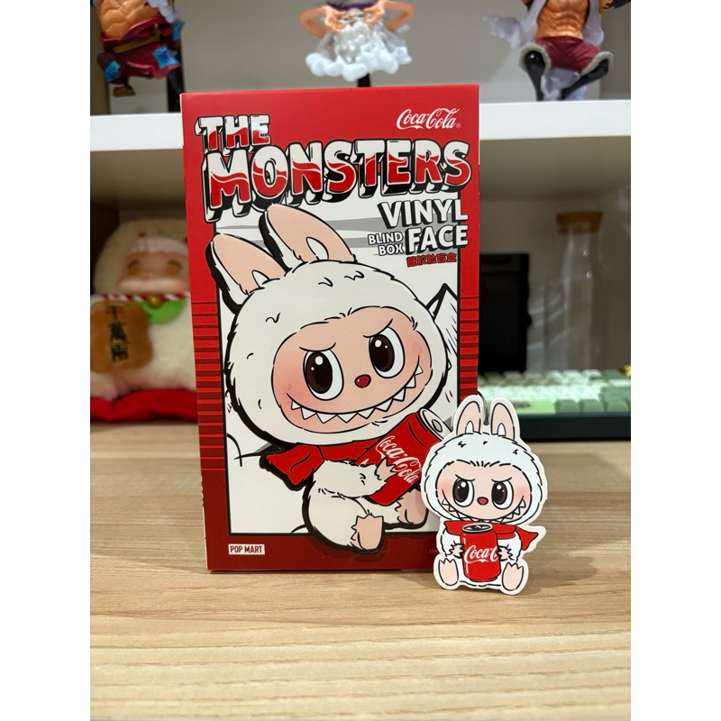 [พร้อมส่ง/แกะเช็คการ์ด] พวงกุญแจ Labubu coke | Shopee Thailand