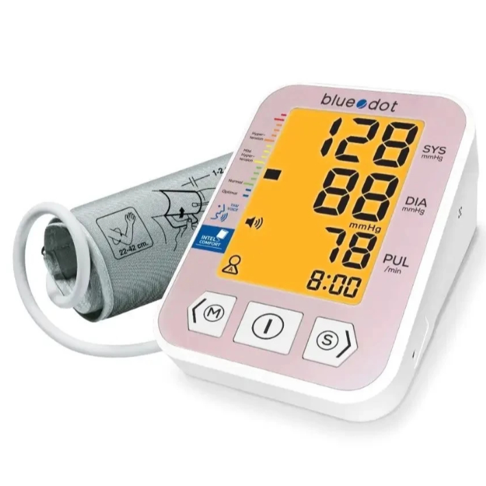 เครื่องวัดความดัน Bluedot รุ่น B-BM01 มีเสียงพูดภาษาไทย หน้าจอ LCD (รับ ...