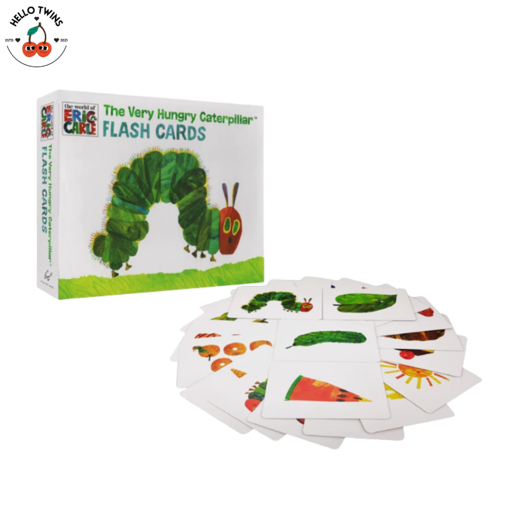 พร้อมส่ง The Very Hungry Caterpillar Flash Cards แฟลชการ์ด บัตรคำศัพท์ ...