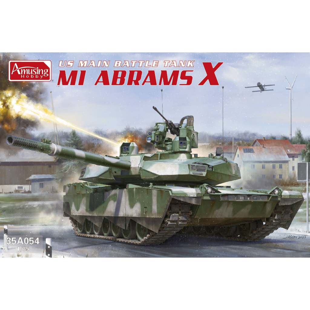 โมเดลประกอบ Amusing Model 35A054 1/35 Next Generation Main Battle Tank M1 Abrams X (ต้องประกอบทำ ...