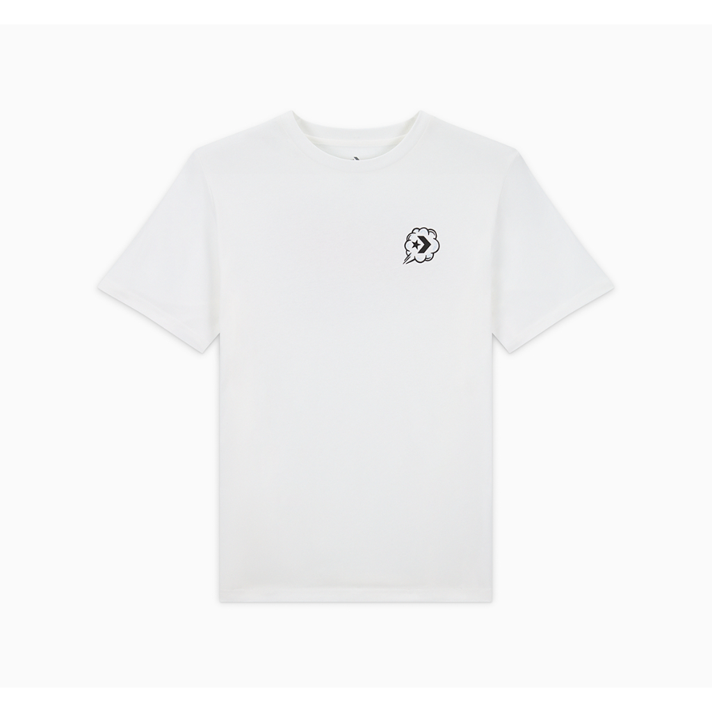 CONVERSE เสื้อ VOLCANO TEE WHITE ผู้ชาย 1327110BM_H4WTXX | Shopee Thailand