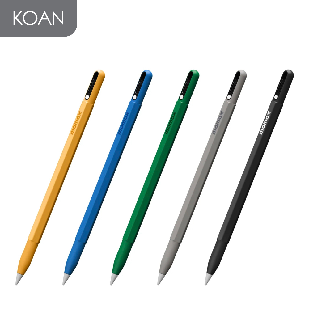 MOMAX Mag.Link Pop Magnetic charging active stylus pen - Grey / Blue ...