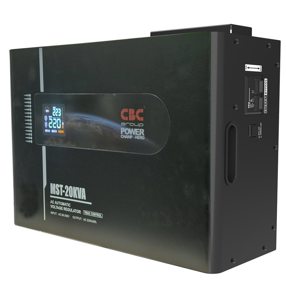 CBC เครื่องปรับแรงดันไฟฟ้าอัตโนมัติ รุ่น MST-20KVA เครื่องปรับแรงดันไฟฟ้า ระบบ Thyristor type ...